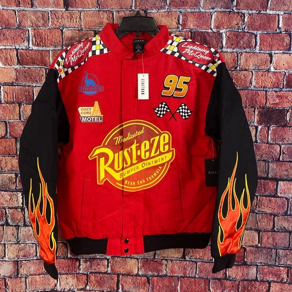Disney | Jackets & Coats | Disney Pixar Cars Lightning Mcqueen Racing ...